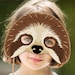 Sloth Mask Printable Costume Animal Carnival Halloween Party Favor ...