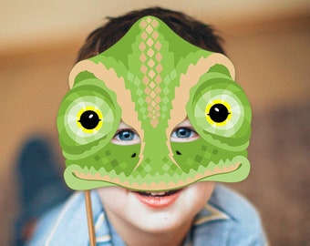 Reptile Diy Mask - Etsy