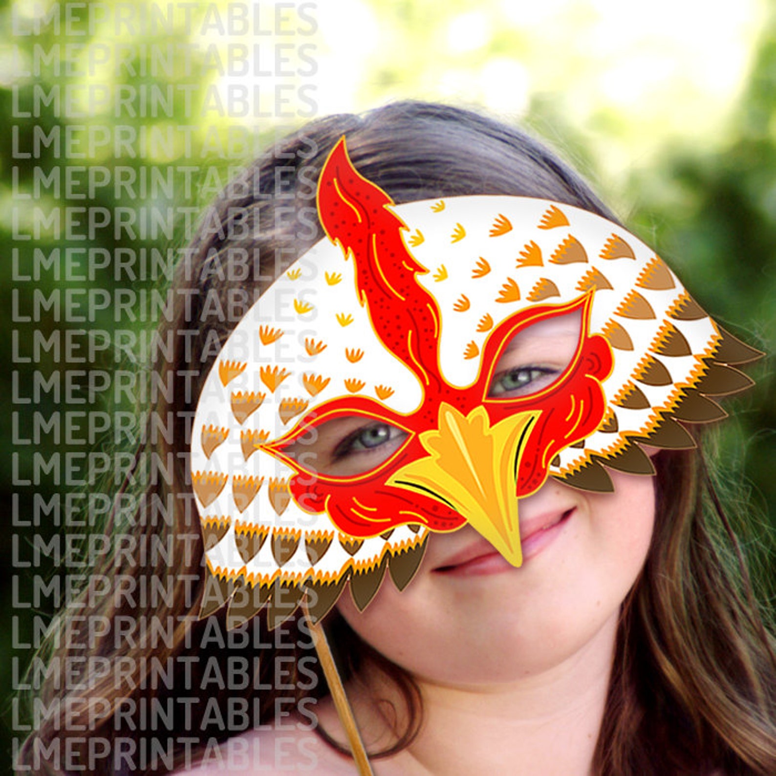 Chicken Mask Printable Easter Chickens Bird Animal Farm Paper | Etsy