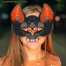 Bat Mask Printable Halloween Costume Vampire Animal Mask Rat Tasmanian ...