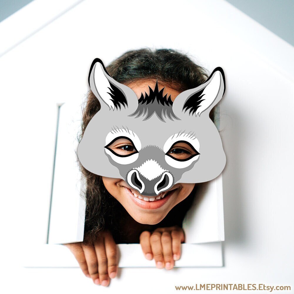 Donkey Face Mask