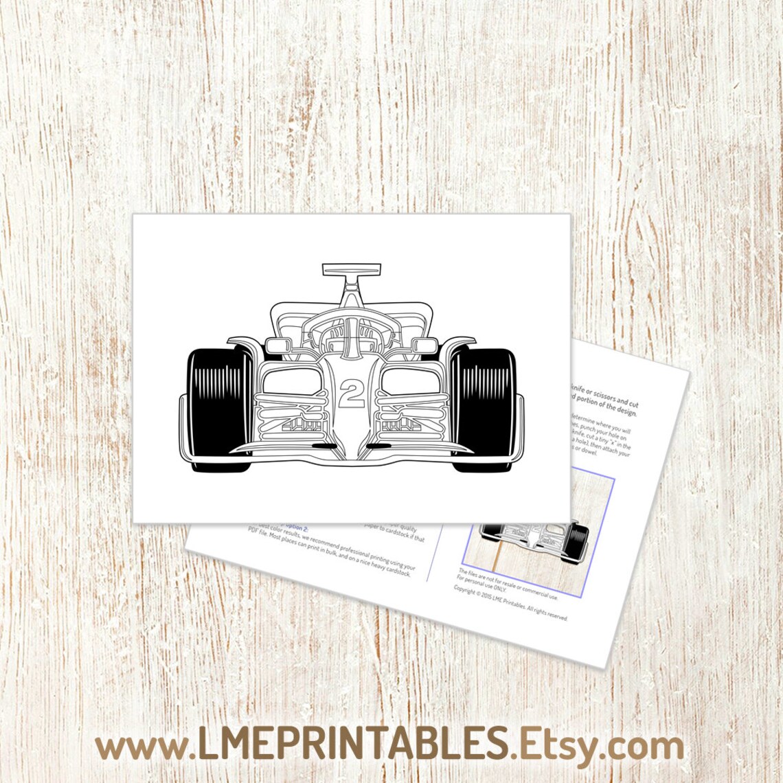 Race Car Mask Coloring Printable Formula 1 Costume F1 Birthday DIY ...