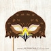 Falcon Hawk Mask Printable Golden Eagle Halloween Bird Prey Paper ...