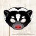 Skunk Mask Printable Halloween Costume Animal Woodland Stink - Etsy