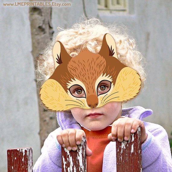Chipmunk Head Mask
