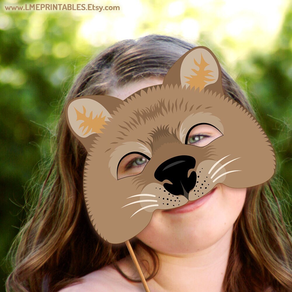 Quokka Mask Printable Halloween Costume Cute Australia Animal Mask ...