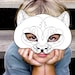 Puma Coloring Mask Printable Animal Mountain Lion Halloween Costume ...