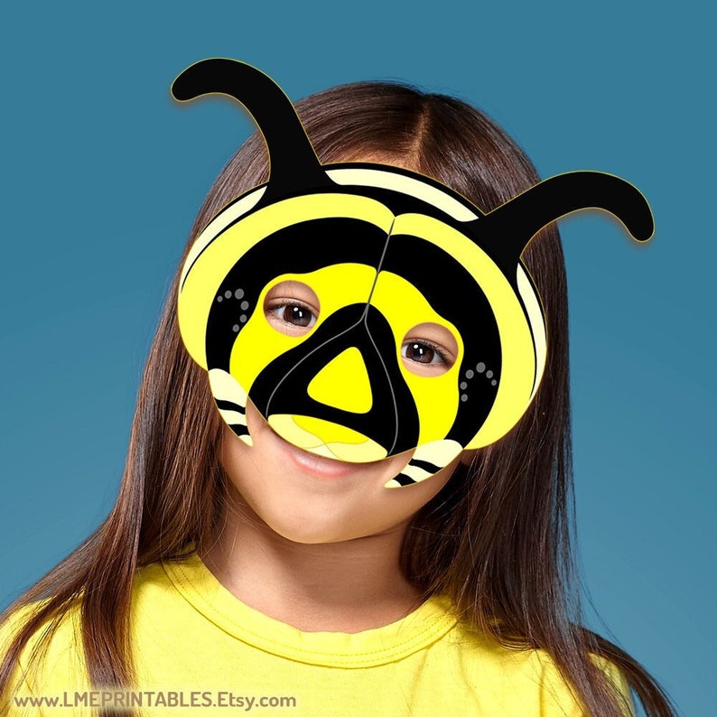 Caterpillar Mask Printable Animal Costume Monarch Larva Insect Bug ...
