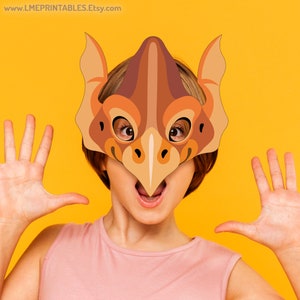 Pterodactyl Printable Mask Costume Ice Age Party Halloween Pteranodon ...