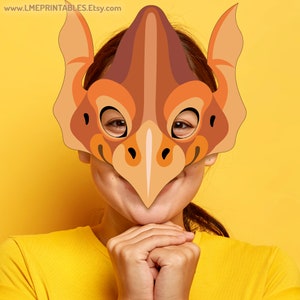 Pterodactyl Printable Mask Costume Ice Age Party Halloween Pteranodon ...