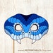 Blue Snake Printable Mask Halloween DIY Costume Reptile Lizard Animal ...