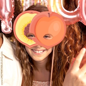 Peach Mask Printable Fruit Apricot Activity School Halloween Costume ...