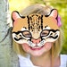 Ocelot Mask Printable Leopard Animal Halloween Costume Kid Adult Party ...
