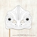 Chameleon Coloring Printable Mask Halloween Costume Reptile Lizard ...