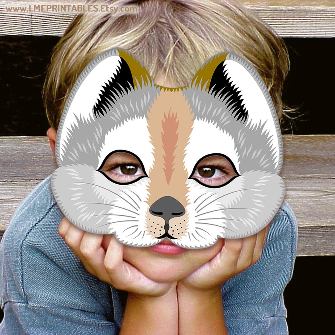 Ili Pika Mask Printable Carnival Costume Animal Paper Woodland - Etsy
