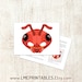 Ant Mask Printable Costume Red Insect Bug Crafts Halloween - Etsy