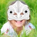 Chameleon Coloring Printable Mask Halloween Costume Reptile Lizard ...