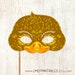 Duck Mask Printable Halloween Costume Bird Party Easter Duckling Animal ...