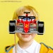 Race Car Mask Printable Formula 1 Carnival Costume Birthday Party Favor ...
