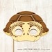 Turtle Printable Mask Sea Tortoise Costume Aquatic Animal Halloween ...