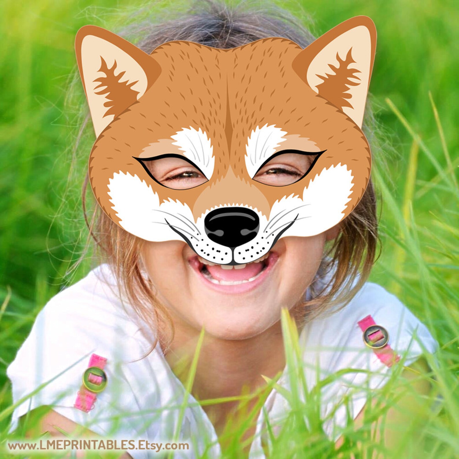 Shiba Inu Dog Mask Printable Halloween Masks Crypto Coin Puppy Animal ...