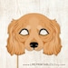 Cocker Spaniel Mask Dog Printable Costume Puppy Cute Animal Halloween ...