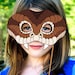 Snake Printable Mask DIY Costume Halloween Reptile Brown - Etsy