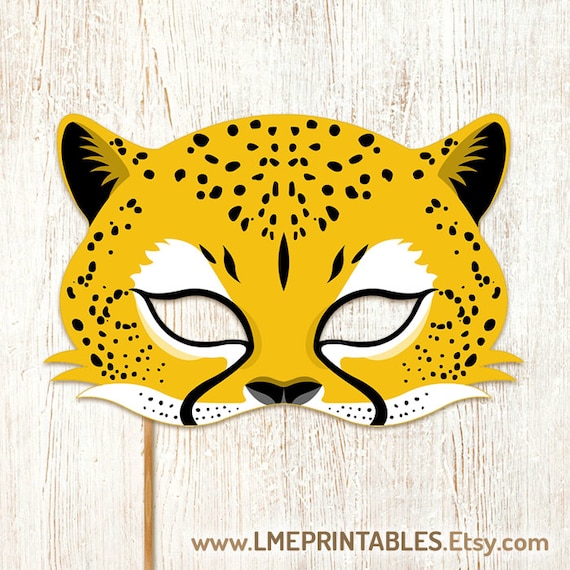 Leopard Mask Template
