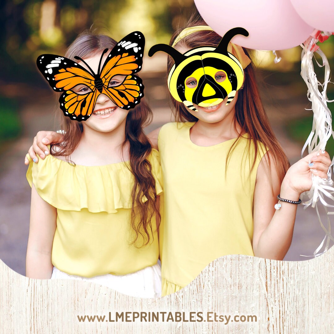 Caterpillar Mask Printable Animal Costume Monarch Larva Insect Bug ...