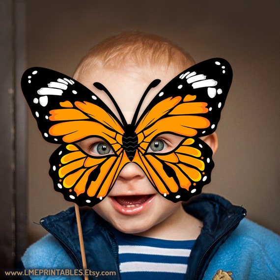 Monarch Butterfly Face Paint