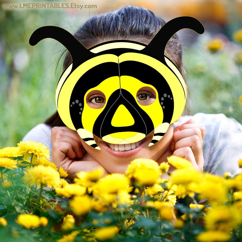 Caterpillar Mask Printable Animal Costume Monarch Larva Insect Bug ...