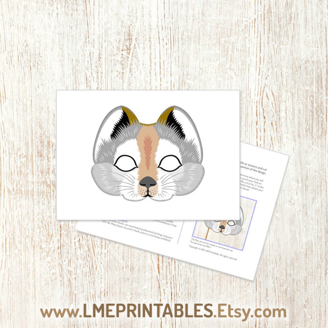 Ili Pika Mask Printable Carnival Costume Animal Paper Woodland - Etsy