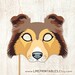 Collie Dog Mask Printable Halloween Animals Costume Kid Adult - Etsy