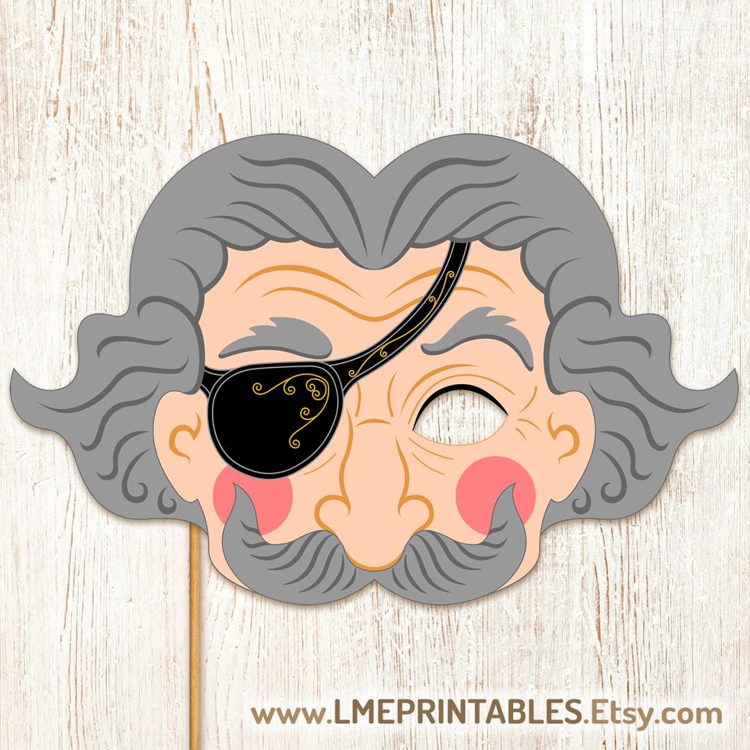 Drosselmeyer Mask Printable Nutcracker Carnival Christmas Ballet ...