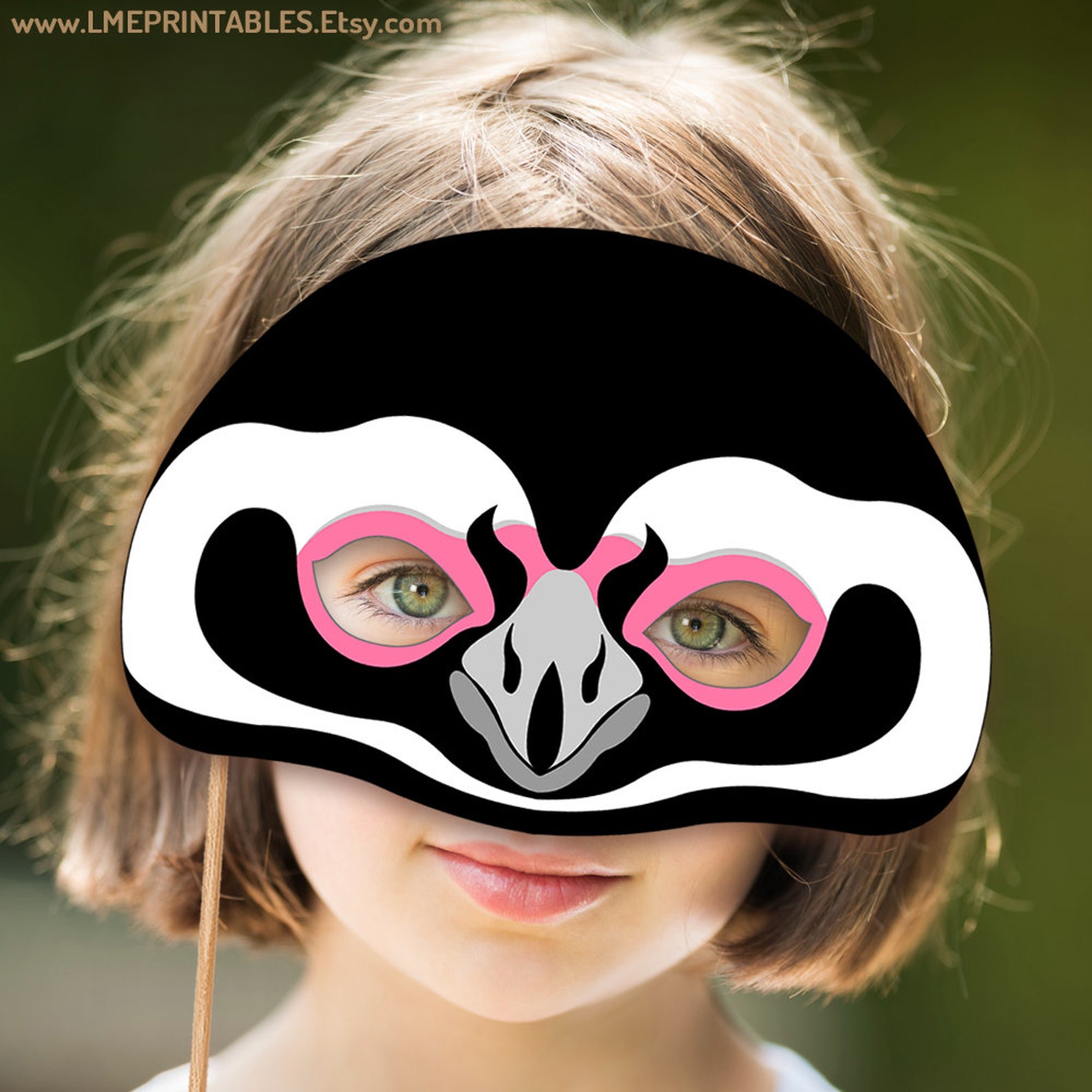 Penguin Mask Printable Halloween Paper Mask Magellanic Bird - Etsy