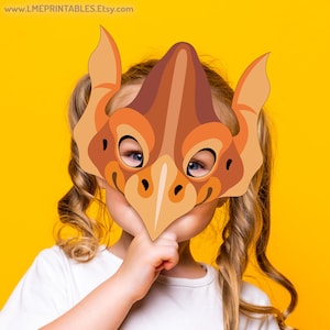 Pterodactyl Printable Mask Costume Ice Age Party Halloween Pteranodon ...