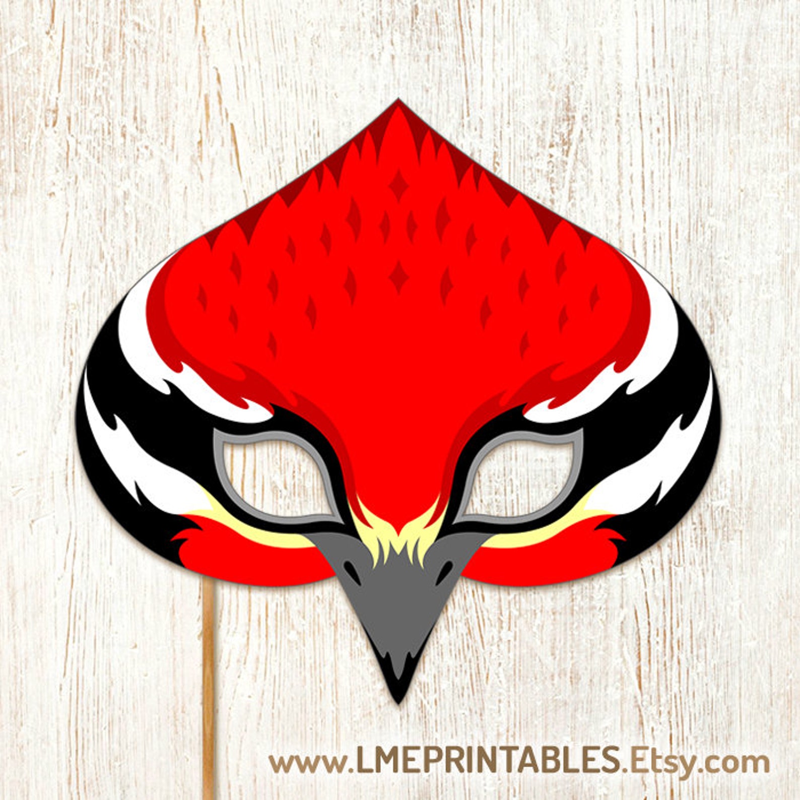 Woodpecker Mask Printable Animal Bird Carnival Halloween Carpenter ...