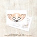 Chihuahua Dog Mask Printable Costume Puppy Animal Halloween Paper Craft ...