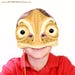 Chameleon Printable Mask Halloween Costume Bearded Dragon Reptile ...