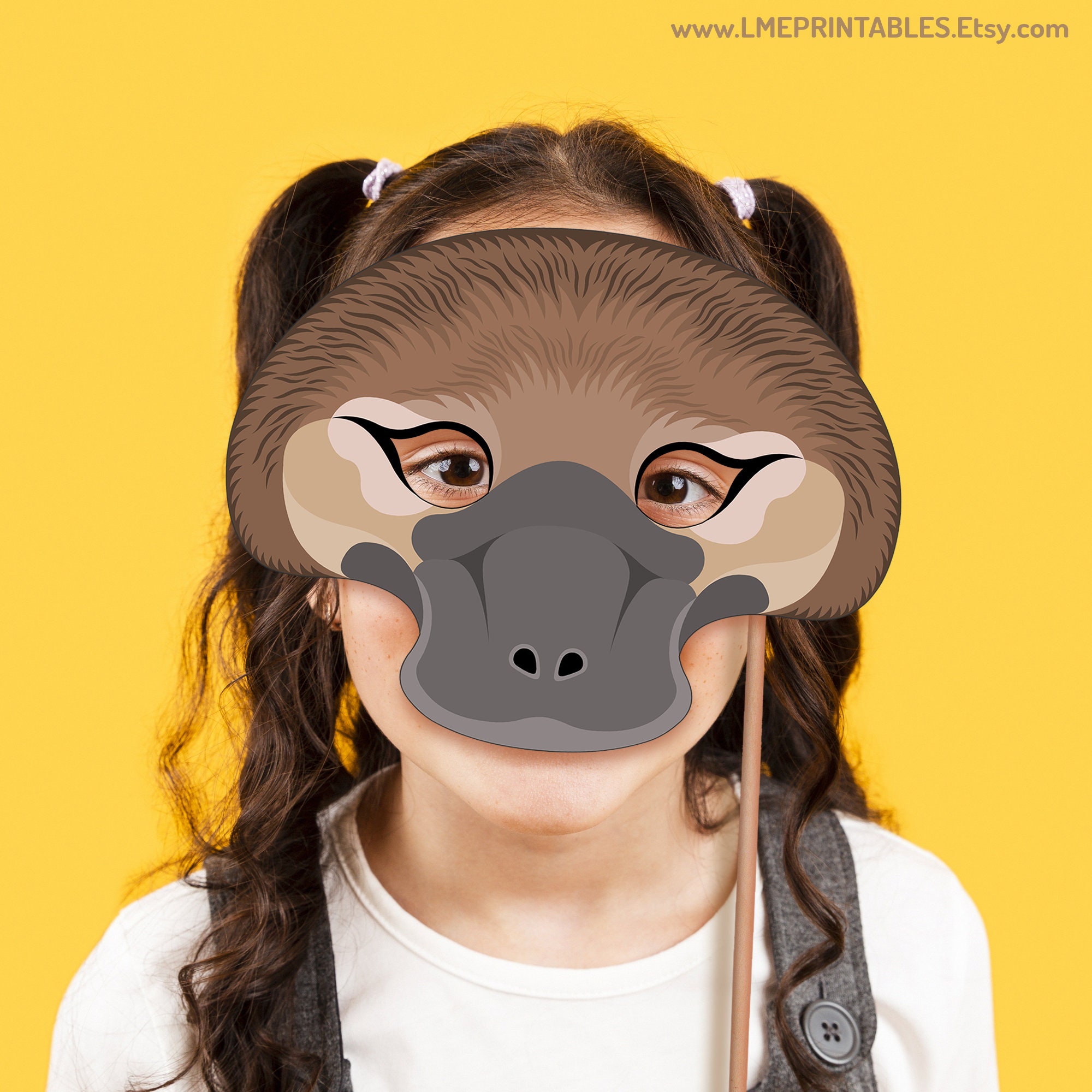Platypus Mask Printable Halloween DIY Costume Duck Bird Party Weirdos ...