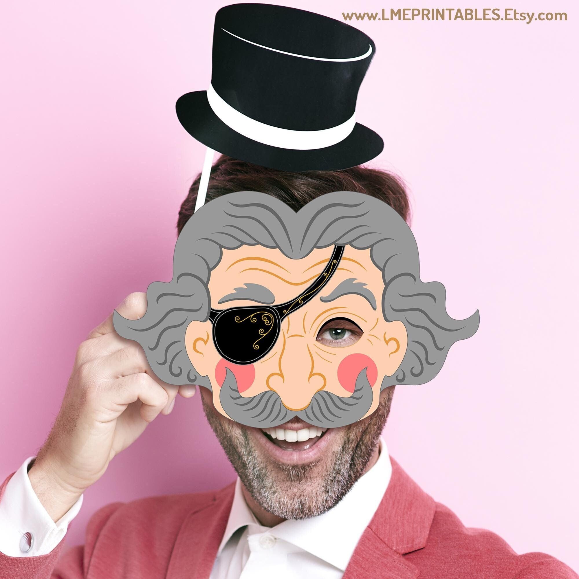 Drosselmeyer Mask Printable Nutcracker Carnival Christmas Ballet ...