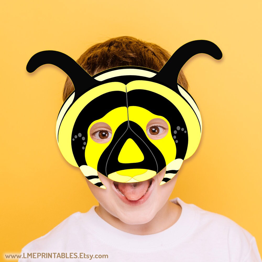 Caterpillar Mask Printable Animal Costume Monarch Larva Insect Bug ...