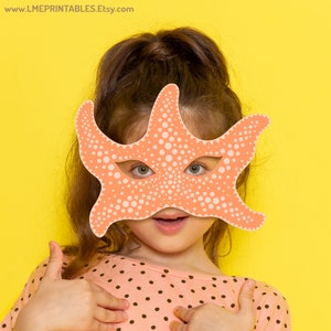 Starfish Printable Mask Carnival Costume Sea Life Monster Animal ...