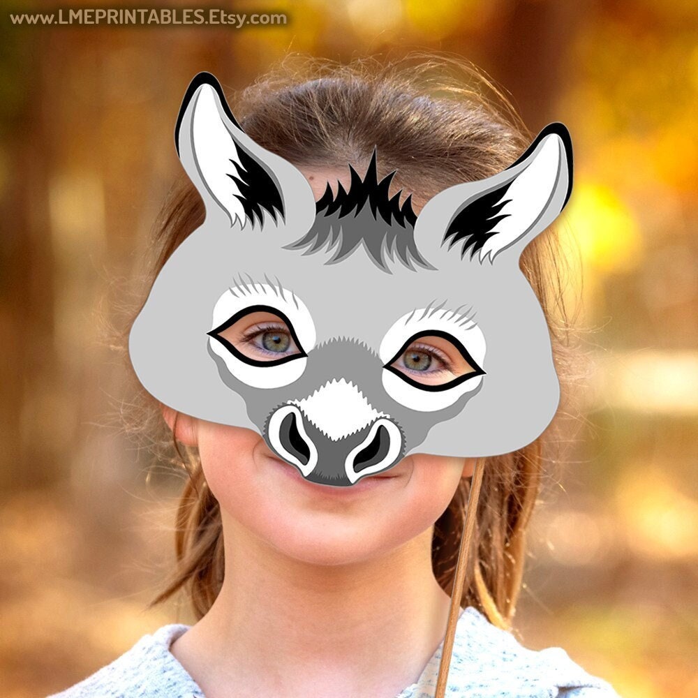 Donkey Face Mask