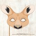 Kangaroo Mask Printable Halloween Costume Cute Australia - Etsy