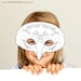 African Penguin Coloring Mask Printable Animal Mask Halloween Paper ...