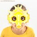 Seahorse Printable Mask Hippocampus Animal Costume Halloween Sea ...