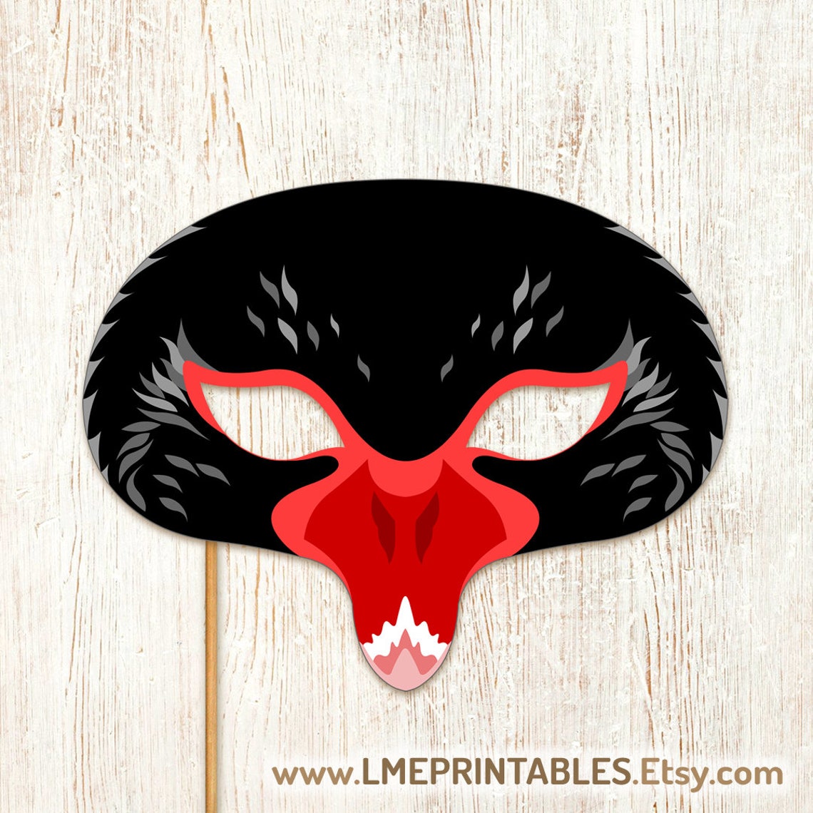 Black Swan Mask Printable Halloween DIY Costume Animal Paper Masks Duck ...
