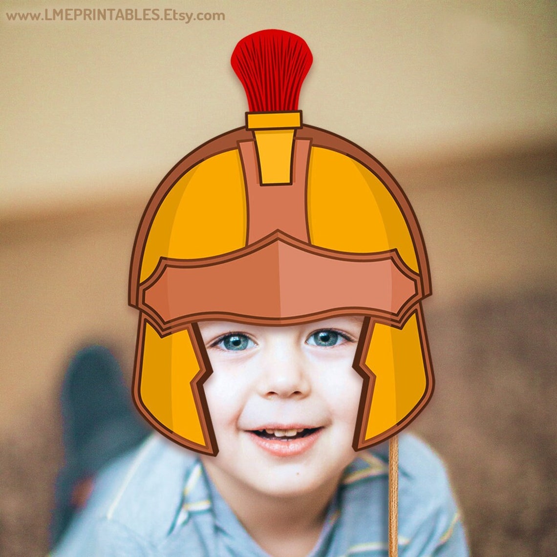 Ancient Helmet Mask Printable Halloween Gladiator Greek Roman Soldier ...