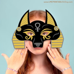 Anubis Mask Printable Egyptian God Jackal Costume Ancient Egypt School ...